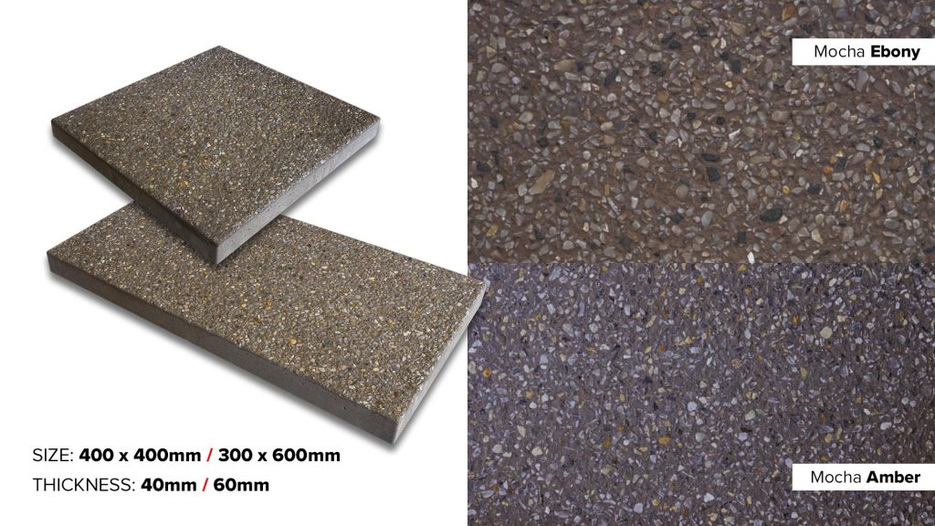 Exposed and Honed Aggregate Pavers | Bonita Stone Paving Perth
